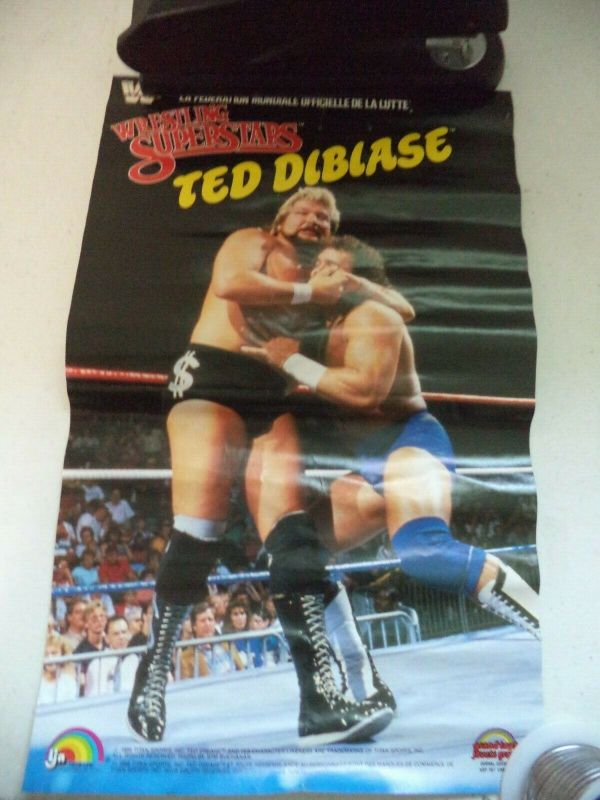 LJN Wrestling Superstars WWF WWE Ted DiBiase Poster | #67491512