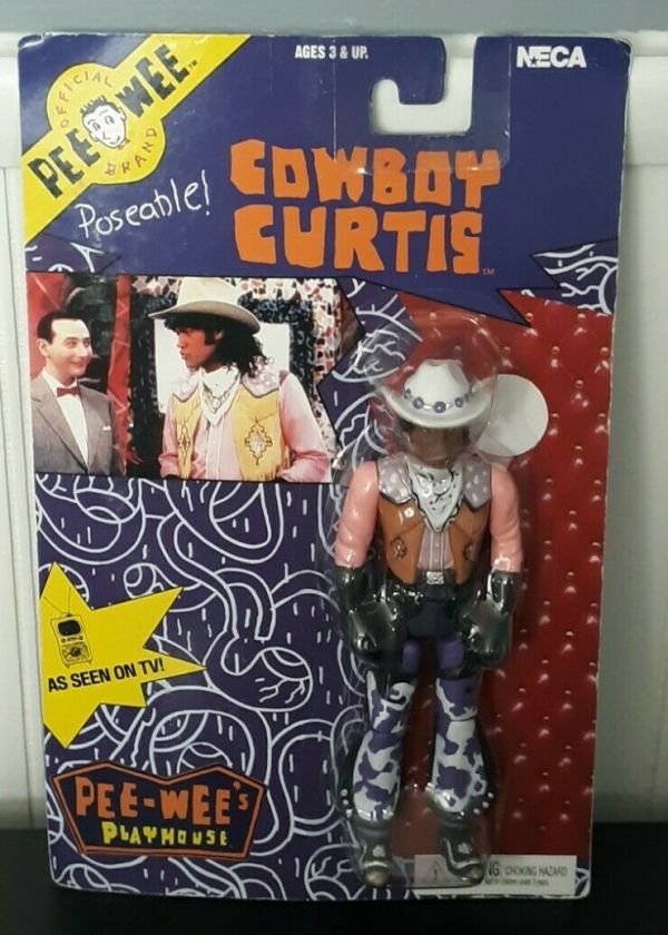 NECA Pee - Wee’s Playhouse Poseable Cowboy Curtis Action Figure | #67494317