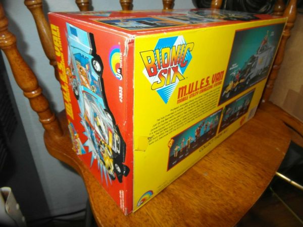 1986 Vintage Bionic SIX 6 MULES Van Complete Boxed Never Removed From ...