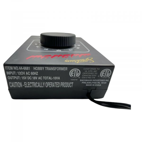 Bachmann Spectrum Hobby Transformer No. 44 - 6681 DC HO Scale Train ...