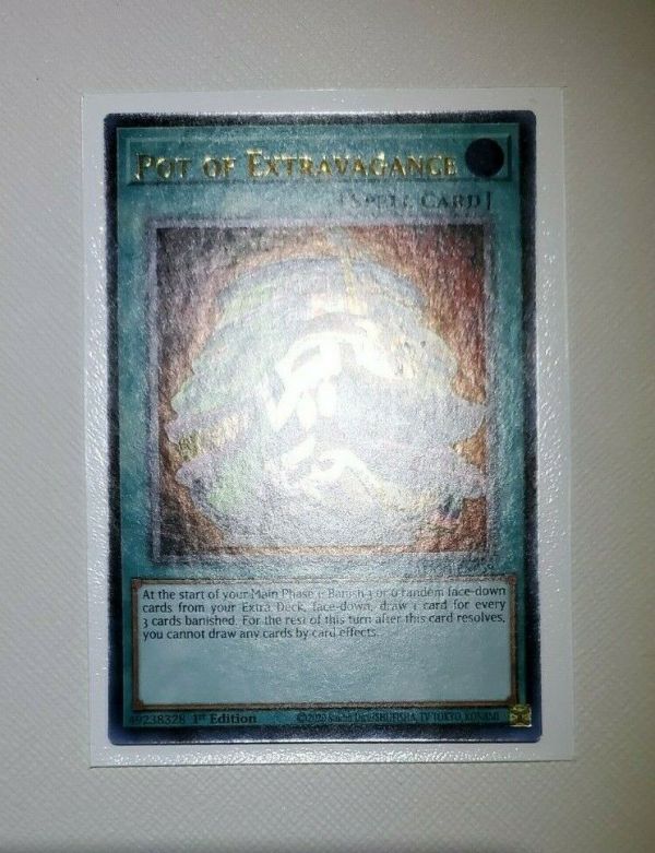 Yu - Gi - Oh Toon Chaos Pot Of Extravagance TOCH - EN059 Ultra Rare 1st ...