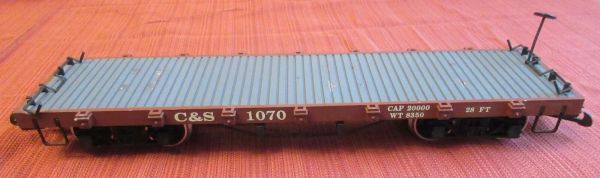 BACHMANN BIG HAULERS G SCALE C & S LOG FLAT CAR Colorado Southern ...