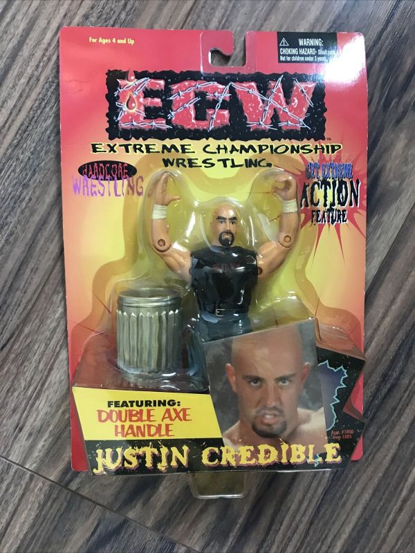 ECW OSFTM Justin Credible Extreme Championship Wrestling Action Figure ...