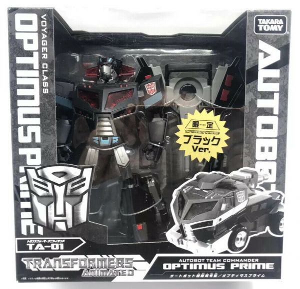 Transformers Animated TA - 01 Optimus Prime Takara Tomy BLACK VERSION ...