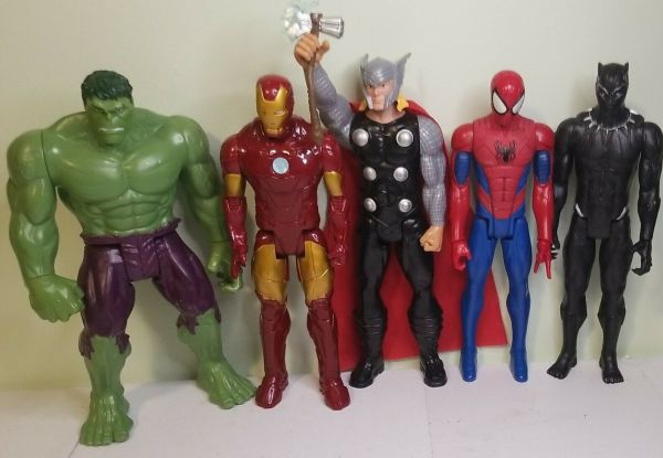 Hasbro Marvel Titan Hero Series Action Figures 12 " Hulk Iron Spider ...