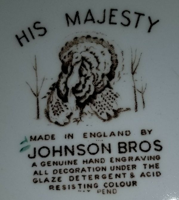 4 Johnson Brothers His Majesty Turkey Dinner Plates England | #67635452