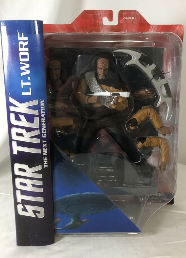 Star Trek The Next Generation Lieutenant WORF Diamond Select Toys DST ...