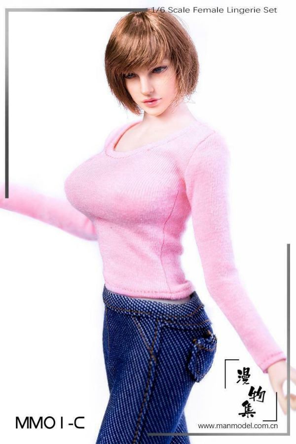 Manmodel MM01 1/6 Scale Female T - Shirt Clothes Fit 12 " PH TBL JO ...
