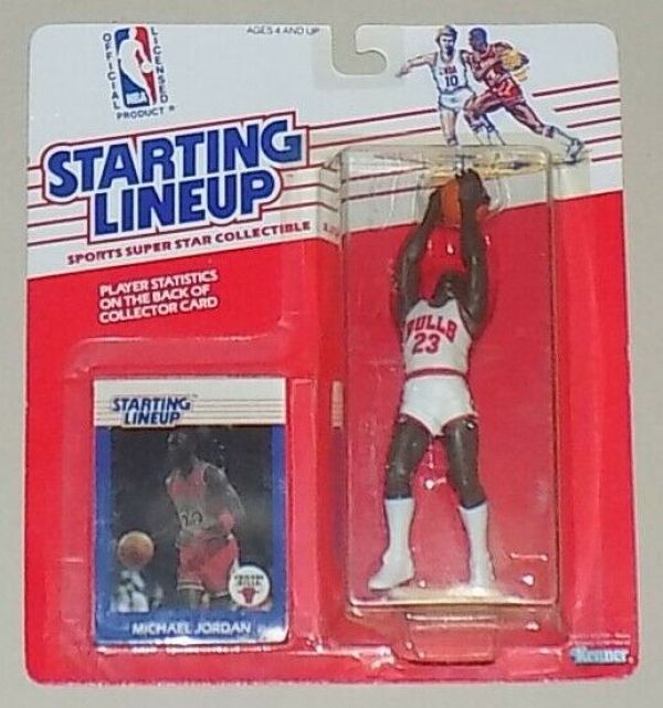 1988 KENNER STARTING LINEUP SLU MICHAEL JORDAN ROOKIE ACTION FIGURE ...