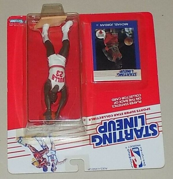1988 KENNER STARTING LINEUP SLU MICHAEL JORDAN ROOKIE ACTION FIGURE ...