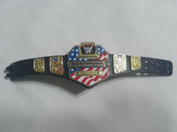 WWE Mattel US Championship Title Belt For Wrestling Figure Toy United ...
