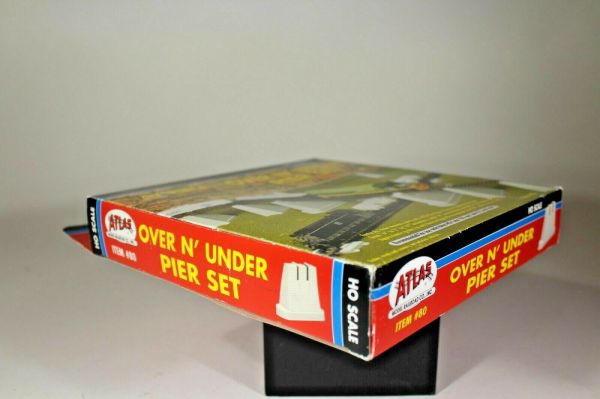 ATLAS HO Scale Vintage Toy Railroad Box Set 80 47 Piece Over N Under ...