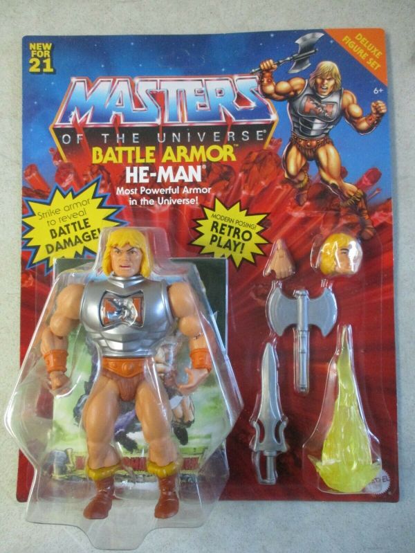 MOC 2020 MASTERS OF THE UNIVERSE MOTU BATTLE ARMOR HE - MAN FIGURE ...