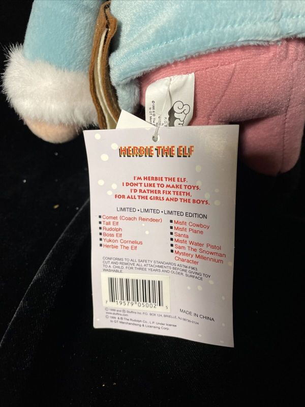 12 " CVS Stuffins Rudolph Island Misfit Plush Stuffed Herbie The Elf ...