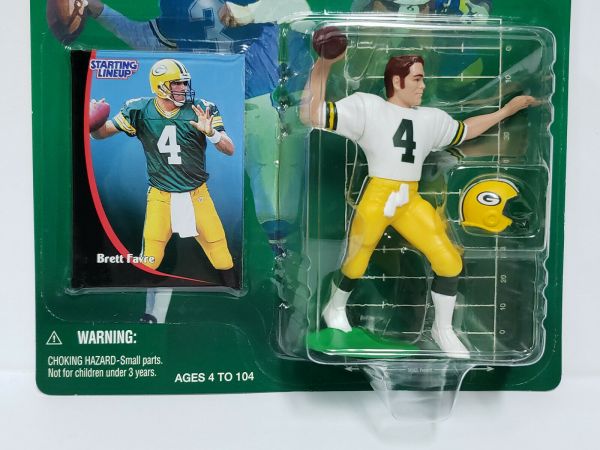 BRETT FAVRE Green Bay Packers Kenner NFL Starting Lineup SLU 1998 ...