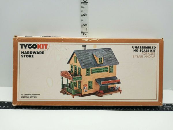 Vintage Tyco Kit No. 7790 Hardware Store HO Scale Model Railroad Kit ...
