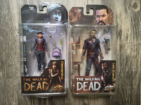 The Walking Dead Telltale Skybound Clementine And Lee Action Figures ...