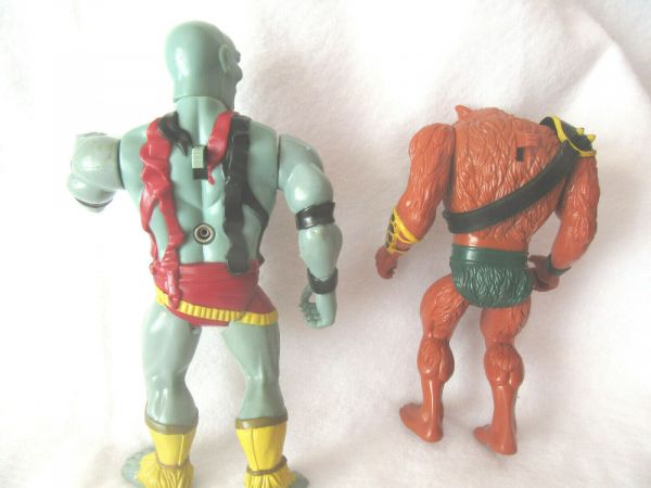 VINTAGE THUNDERCATS JACKALMAN AND MUMM - RA ACTION FIGURES 1985 LJN T ...