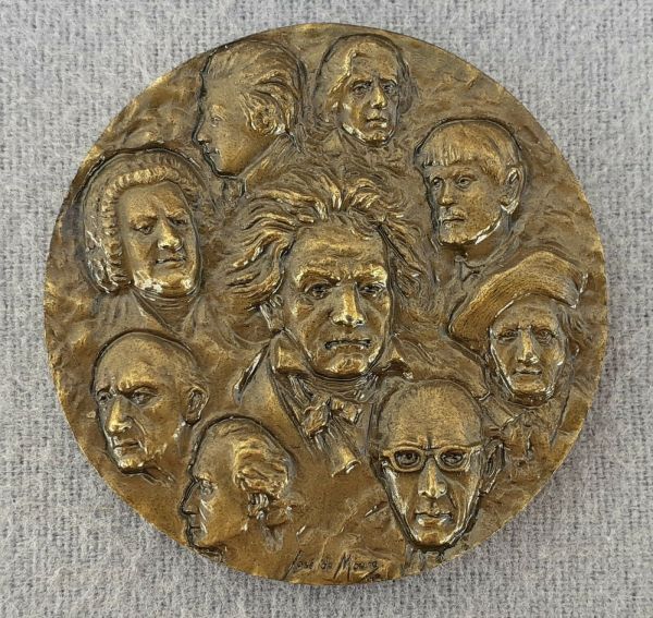 ART CLASSICAL MUSIC/ BEETHOVEN/ BACH/ MOZART/ CHOPIN/ WAGNER BRONZE ...