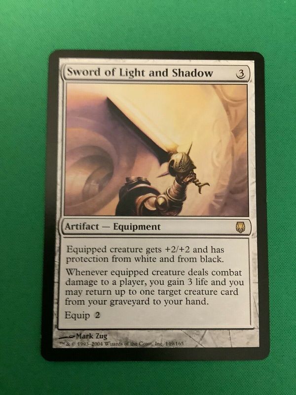 Magic The Gathering MTG Sword Of Light And Shadow (149) Darksteel LP X ...