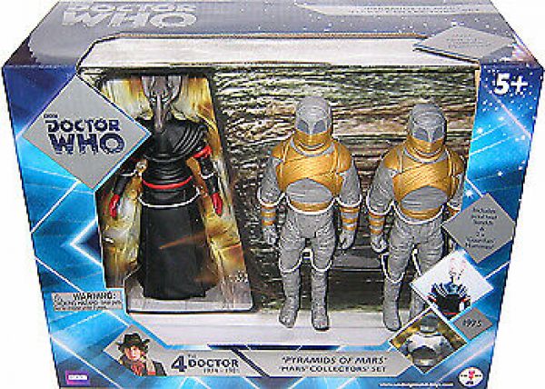 Doctor Who Pyramids Of Mars (Sutekh, 2 Mummies) Classic Action Figure ...