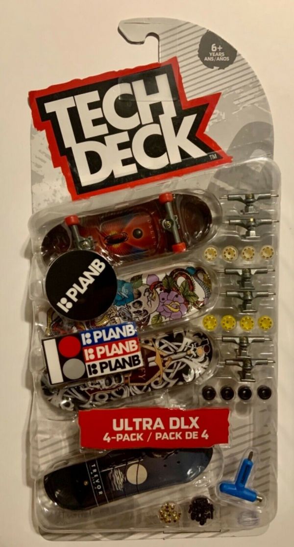 Tech Deck Plan B Ultra DLX 4 Pack Skateboards Joslin Sheckler Duffy On ...