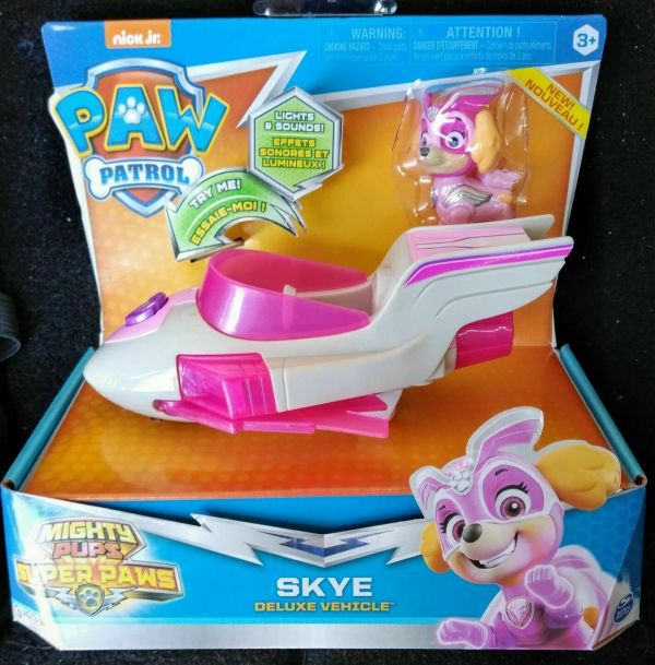 Paw Patrol SKYE MIGHTY PUPS Paws Lights And Sound | #68000470
