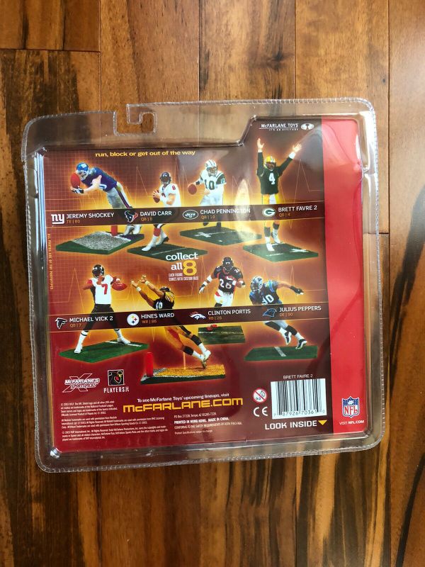 BRETT FAVRE Green Bay Packers NFL McFarlane Series 7 Sports Figure ...