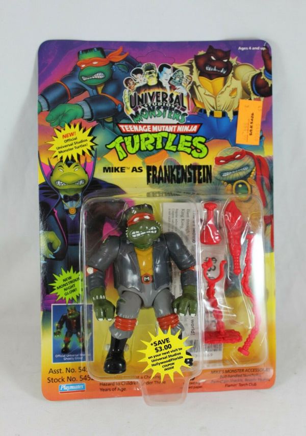 1993 Teenage Ninja Mutant Turtles TMNT MOC Universal Monsters Mike ...