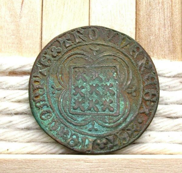 Medieval France N. D. " Royal Treasure " Accounting Jeton - Old World ...