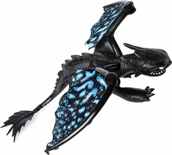 Dreamworks Dragons, Toothless Deluxe Dragon With Lights And Sounds ...
