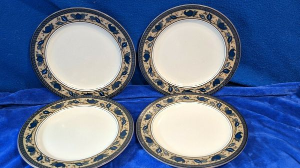 MIKASA Intaglio Arabella CAC01 Dinner Plates, Set Of 4 | #68090916