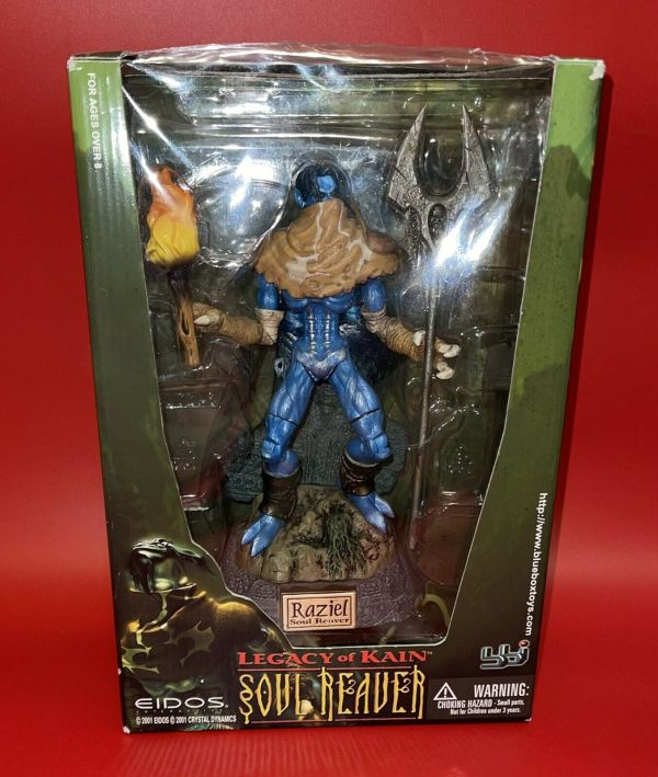 Legacy Of Kain Soul Reaver Raziel Box Figure BBI Blue Box Toys MIB ...
