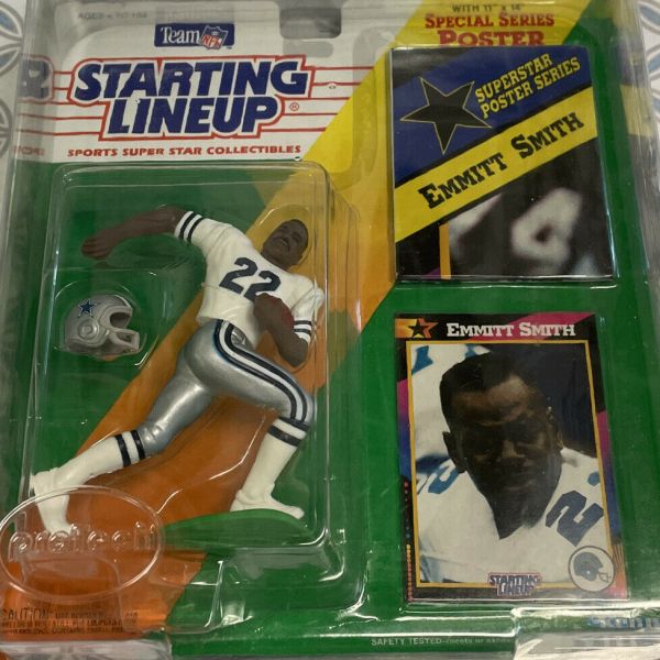 Starting Lineup Action Figure EMMITT SMITH NFL DALLAS COWBOYS Kenner ...