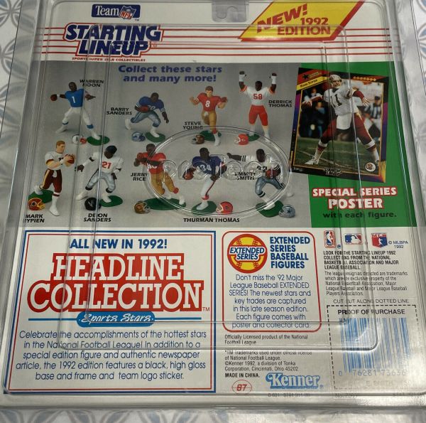 Starting Lineup Action Figure EMMITT SMITH NFL DALLAS COWBOYS Kenner ...