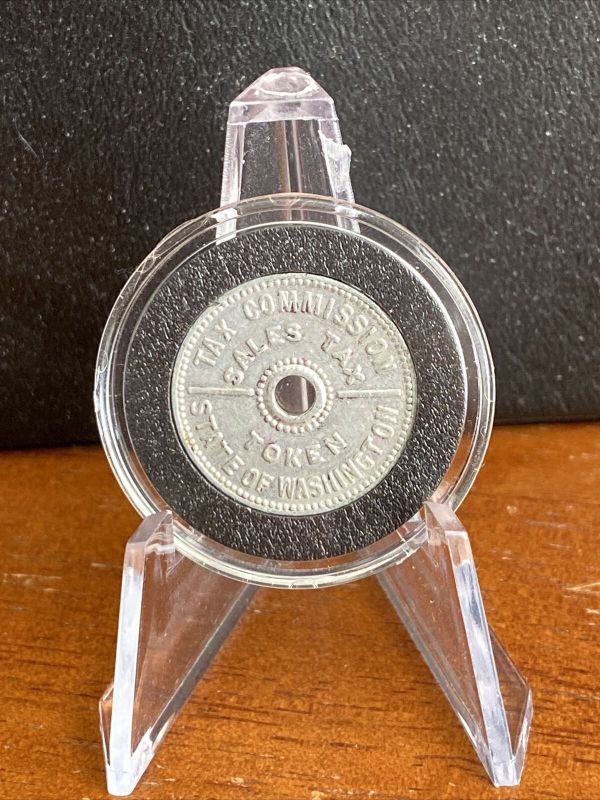 State Of Washington Tax Commission, Sales Tax Token | #68220431