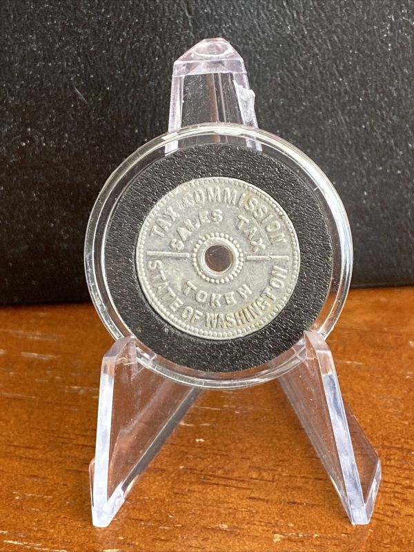 State Of Washington Tax Commission, Sales Tax Token | #68220431