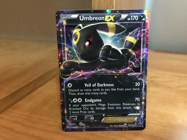 Pokemon Card Umbreon EX 55/124 Ultra Rare XY Fates Collide In | #68283453