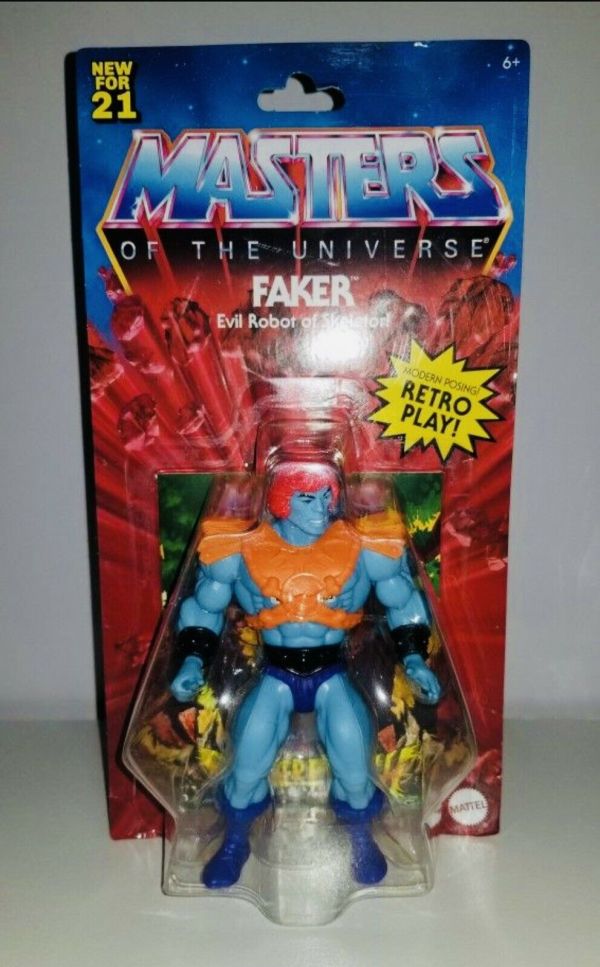 Masters Of The Universe MOTU Faker Evil Robot Mattel Retro Origins ...