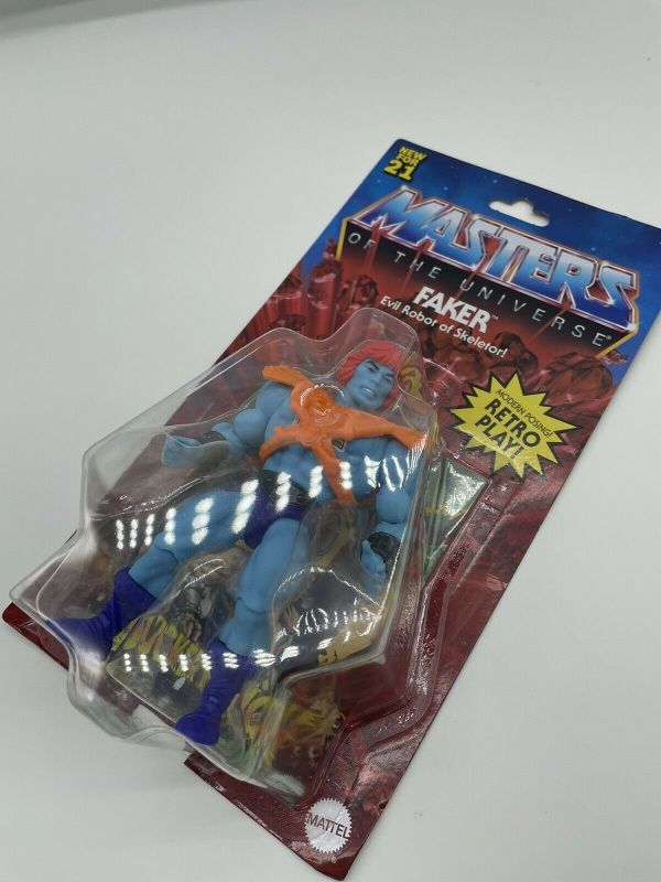 Masters Of The Universe MOTU Faker Evil Robot Mattel Retro Origins ...