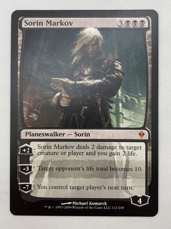 Sorin Markov X1 MTG Zendikar 1x Magic Light Play EX LP | #68353522
