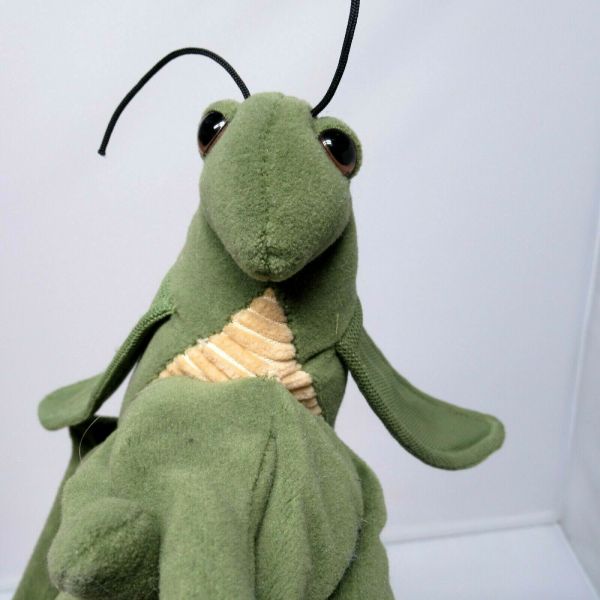 FOLKMANIS Grasshopper Glove Hand Puppet Plush Stuffed Animal Insect ...