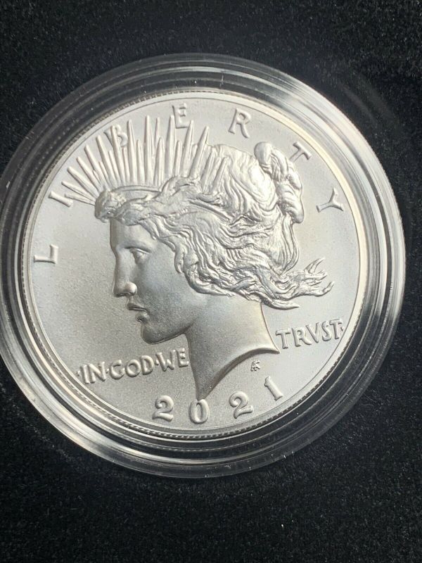 2021 Morgan & Peace Silver Dollar Complete Set 6 Coins CC O Privy D S P ...