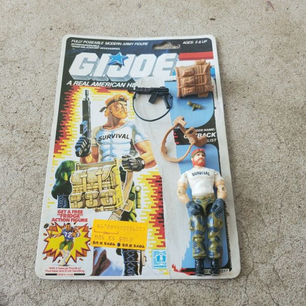Vintage GI Joe Figure 1987 Outback Complete With Full File Card | #68414869