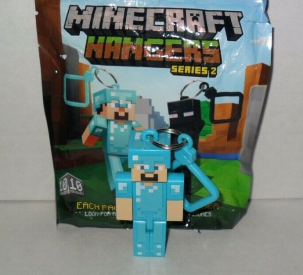 MINECRAFT HANGERS SERIES 2 SINGLE DIAMOND STEVE NO PACKAGING LOOSE ...