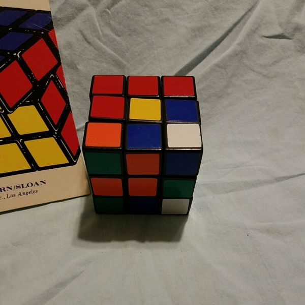 Vintage Rubiks Cube With 1981 Solving The Cube Booklet Book W/cube ...
