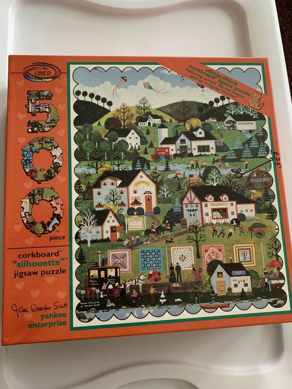 Jane Wooster Scott 500 Piece Corkboard Puzzle “Yankee Enterprise ...