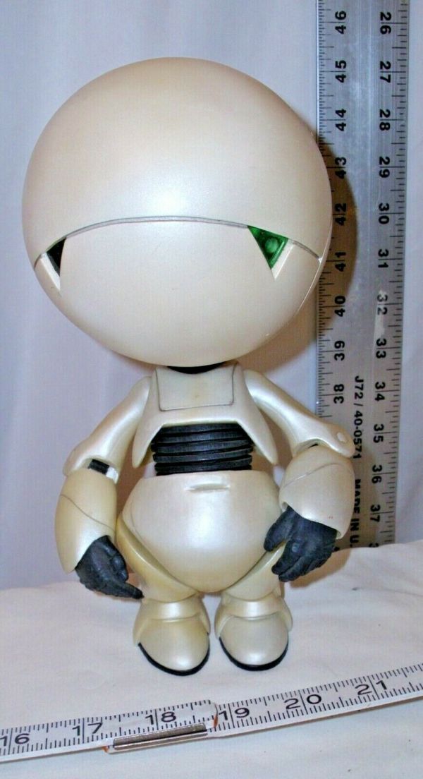 NECA HITCHHIKERS GUIDE TO THE GALAXY MARVIN PARANOID ANDROID ROBOT ...