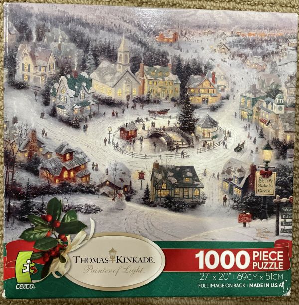 Thomas Kinkade St. Nicholas Circle 1000 Piece Puzzle | #68582959