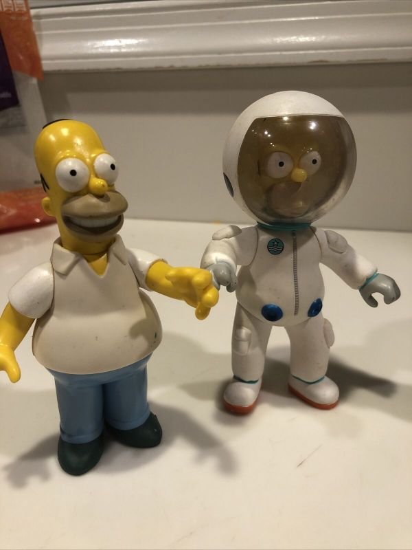 Playmates 2000 The Simpsons WOS World Of Springfield Homer Simpson ...